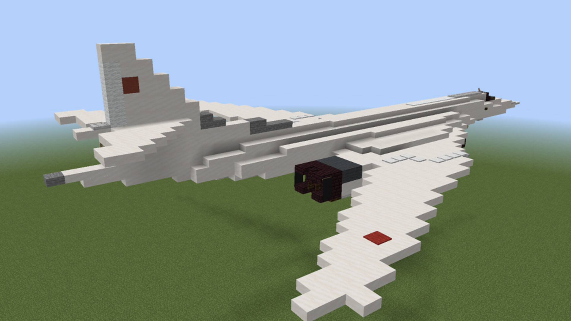 1:1 scale Tupolev Tu-160 Minecraft Map