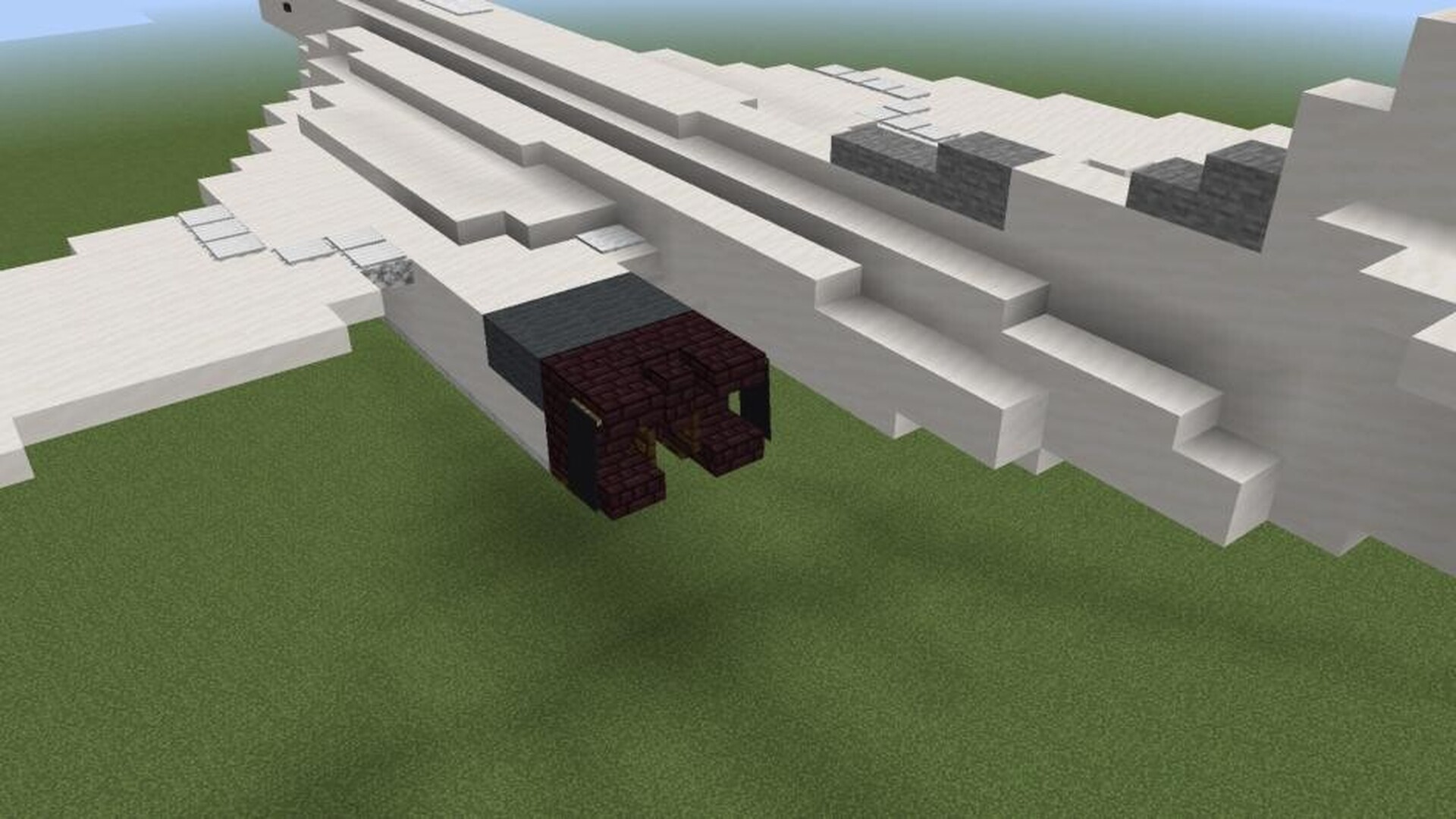1:1 scale Tupolev Tu-160 Minecraft Map