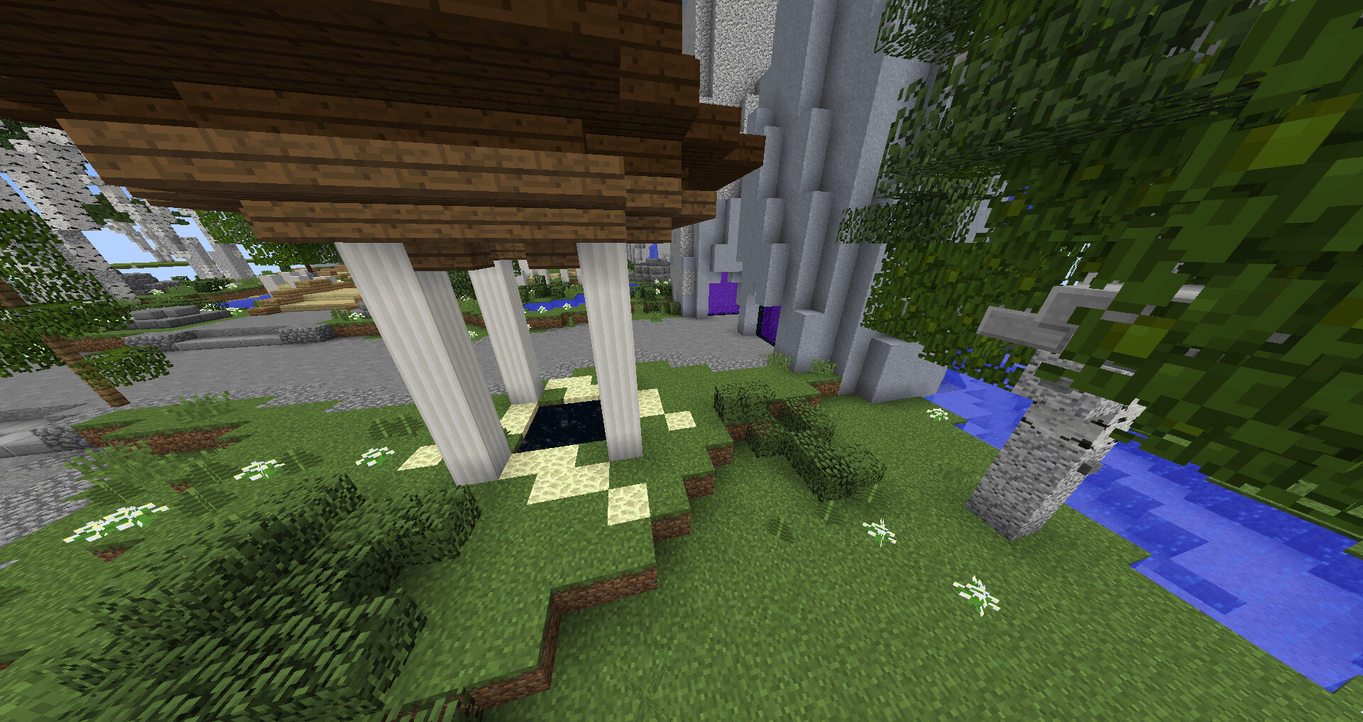 HCF / KitMap Spawn & Road Garden Minecraft Map