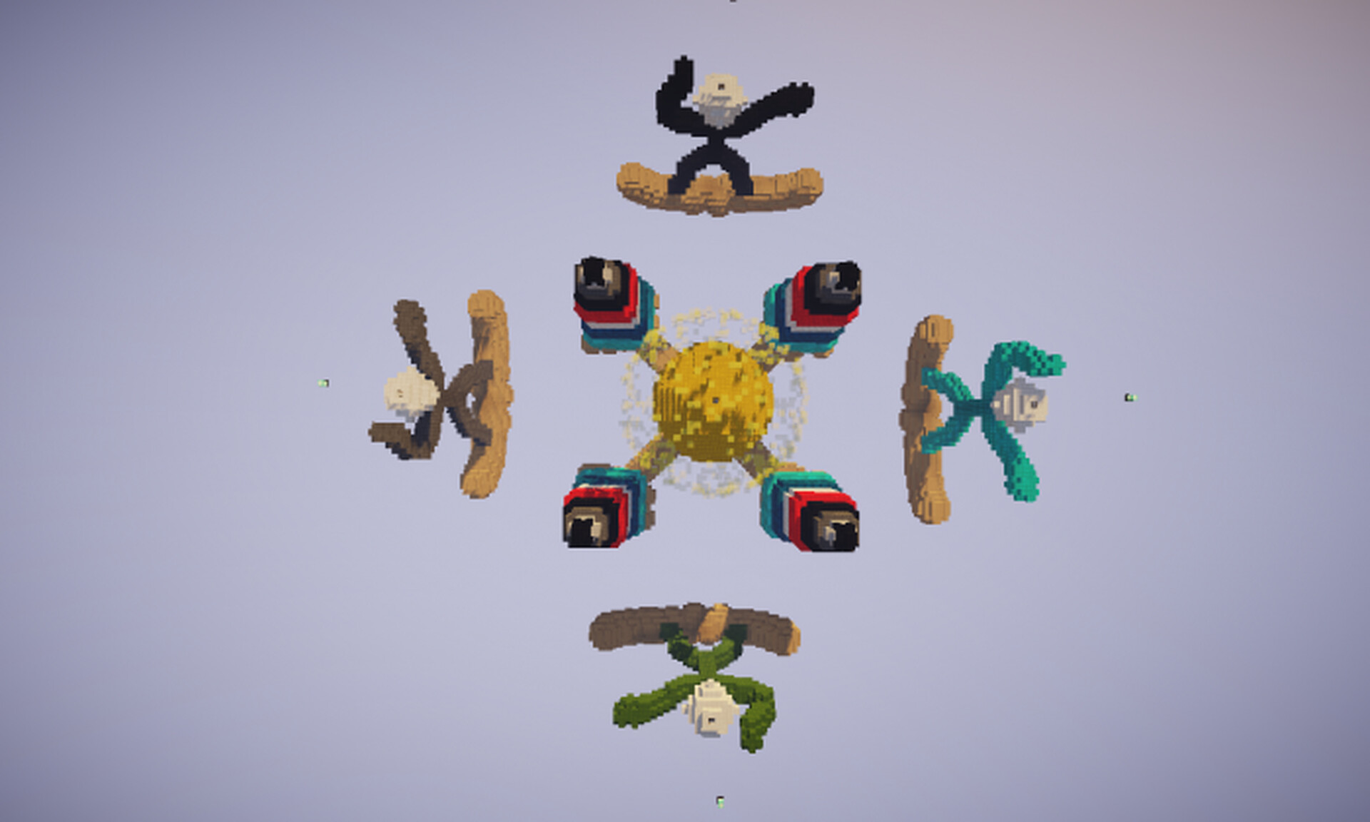 Skywars Map - StickMan Minecraft Map