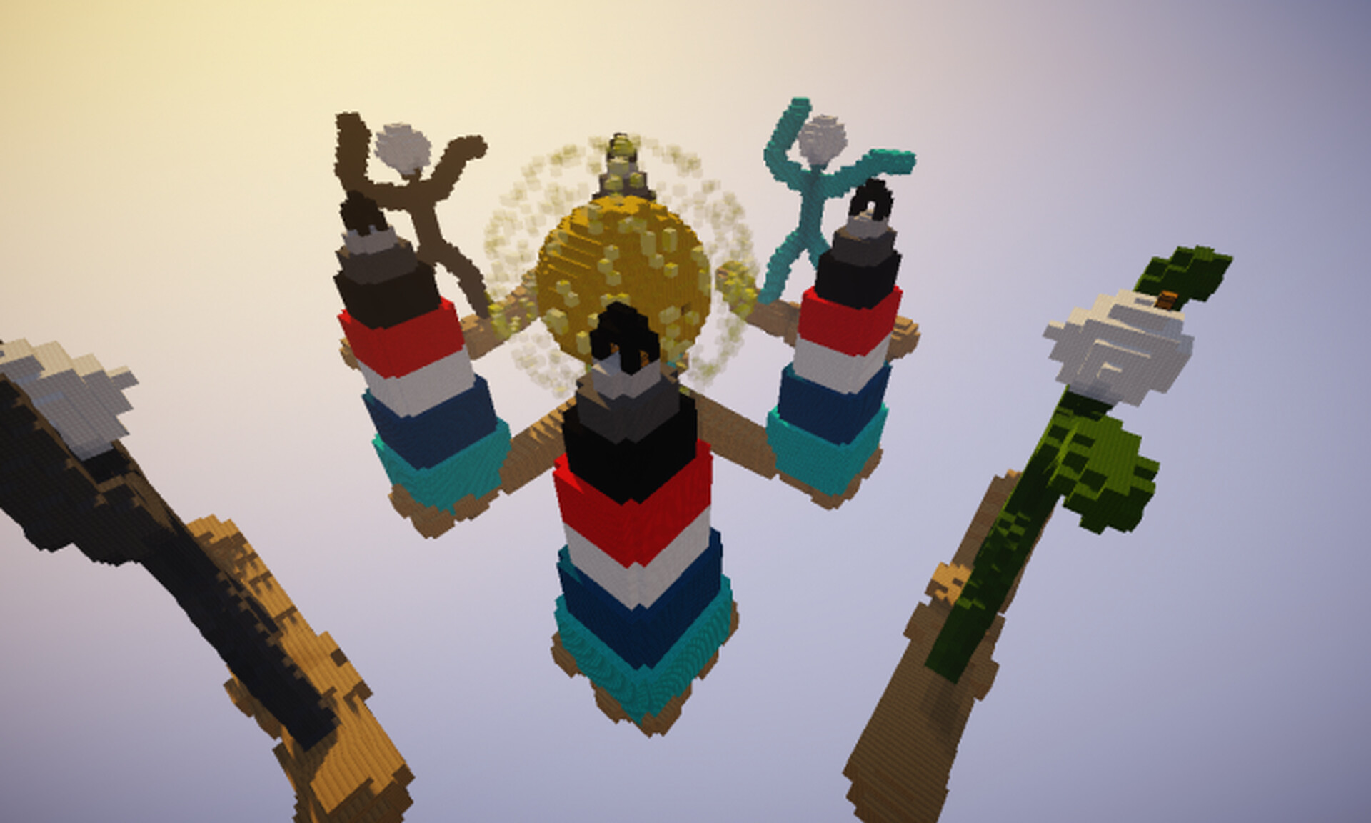 Skywars Map - StickMan Minecraft Map