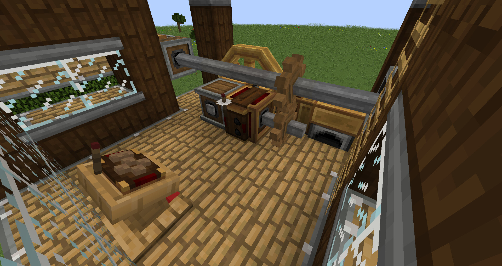 Walking create contraption Minecraft Map