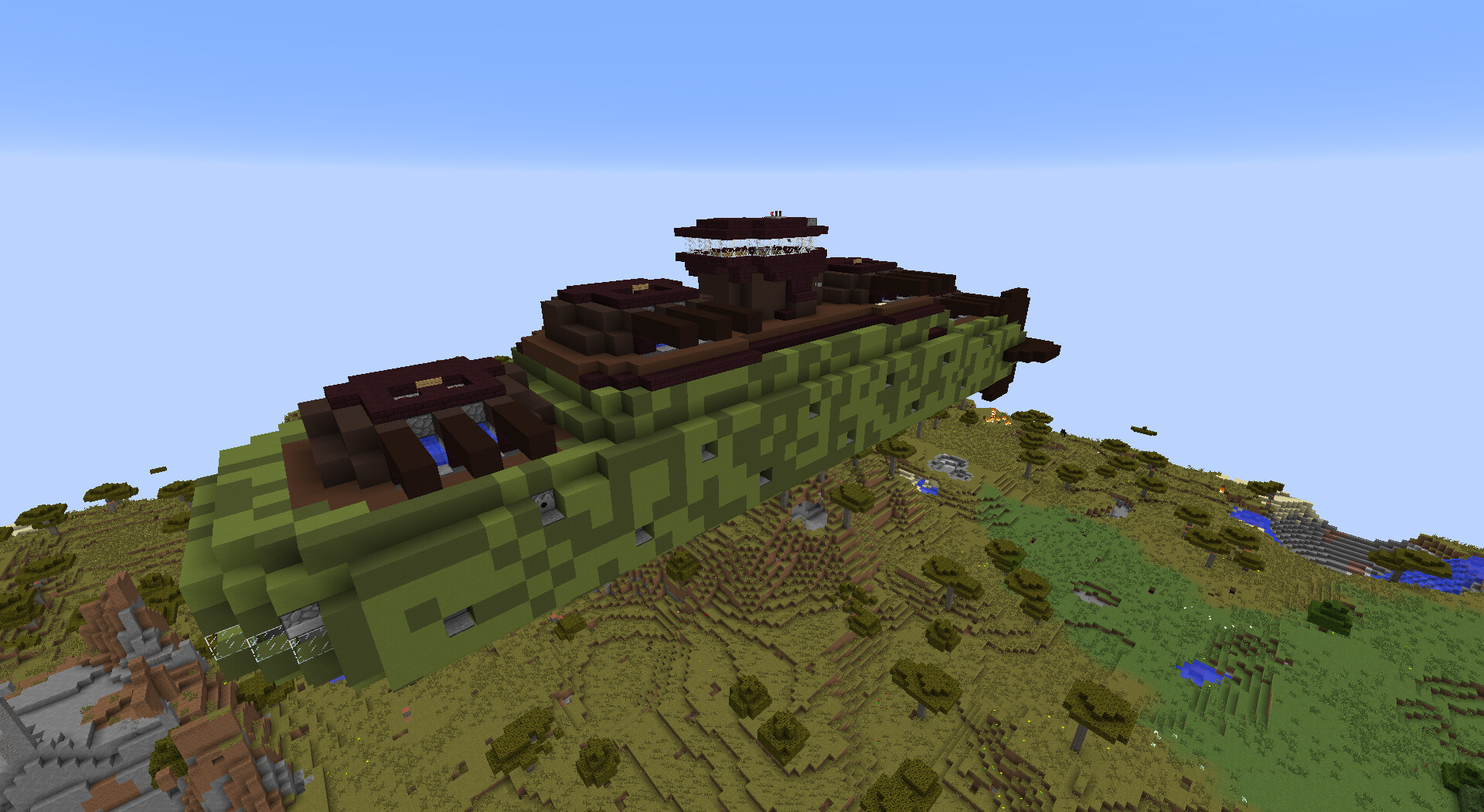 Light Battleship For Movecraft Minecraft Map