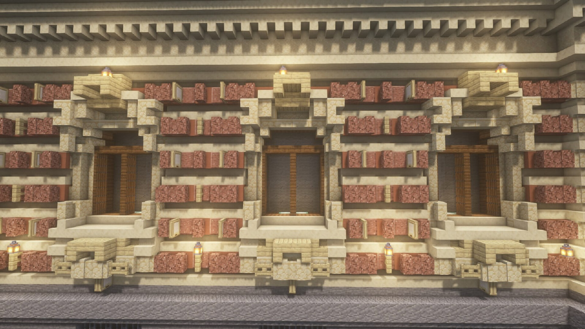 Facades of the Beyrouth | European Fictional city | Paris + Saint ...