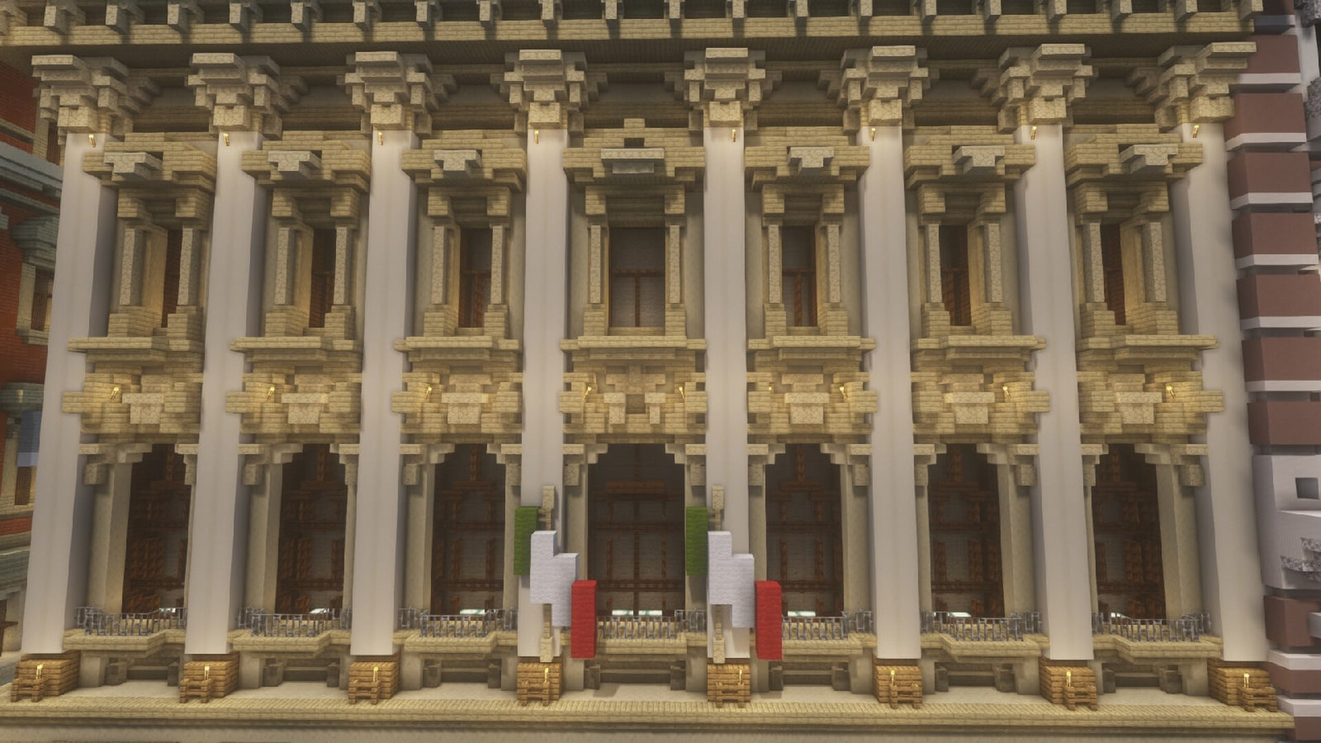 Facades of the Beyrouth | European Fictional city | Paris + Saint ...