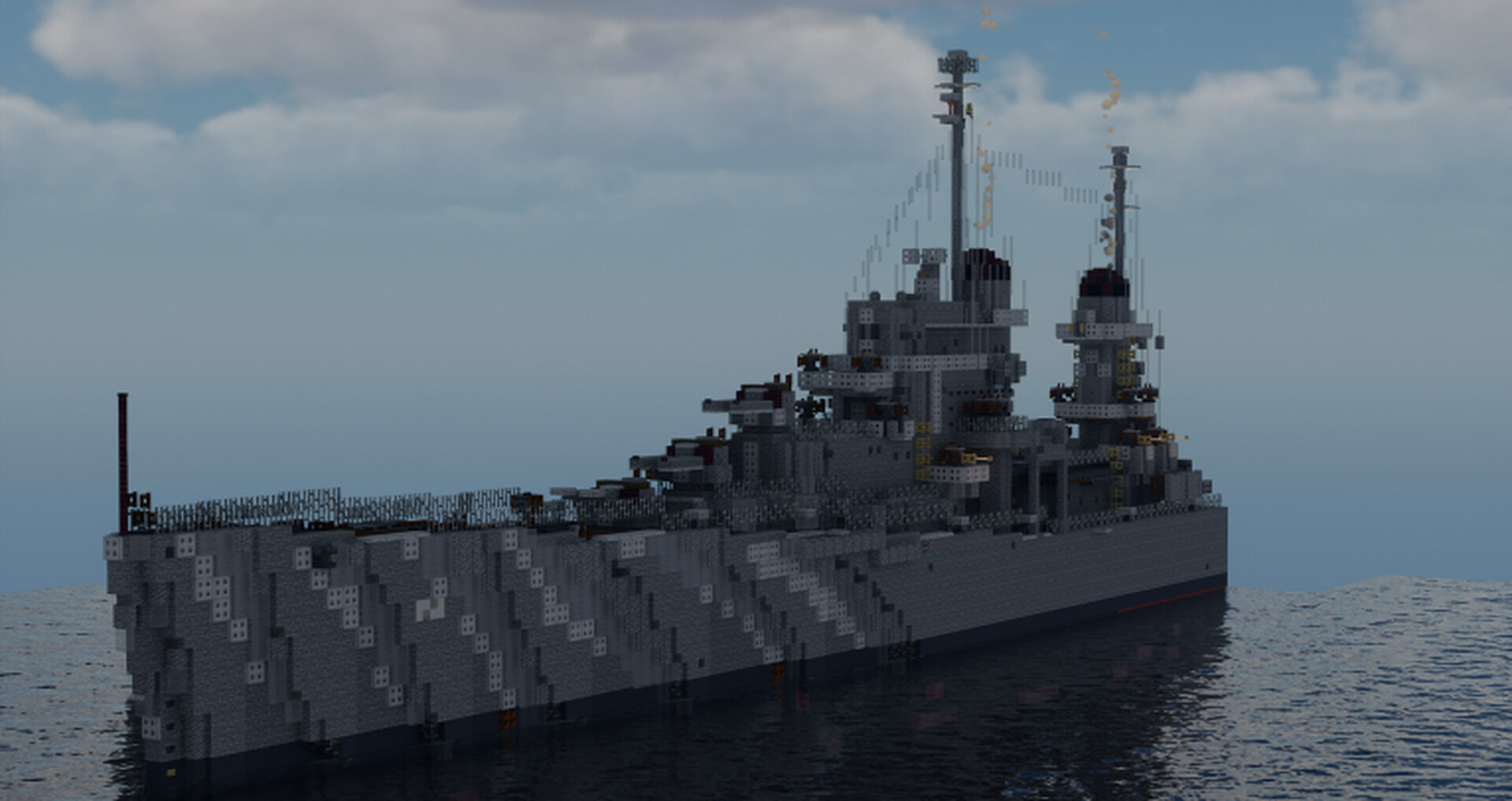USS San Diego | CL-53 | 1944 Minecraft Map