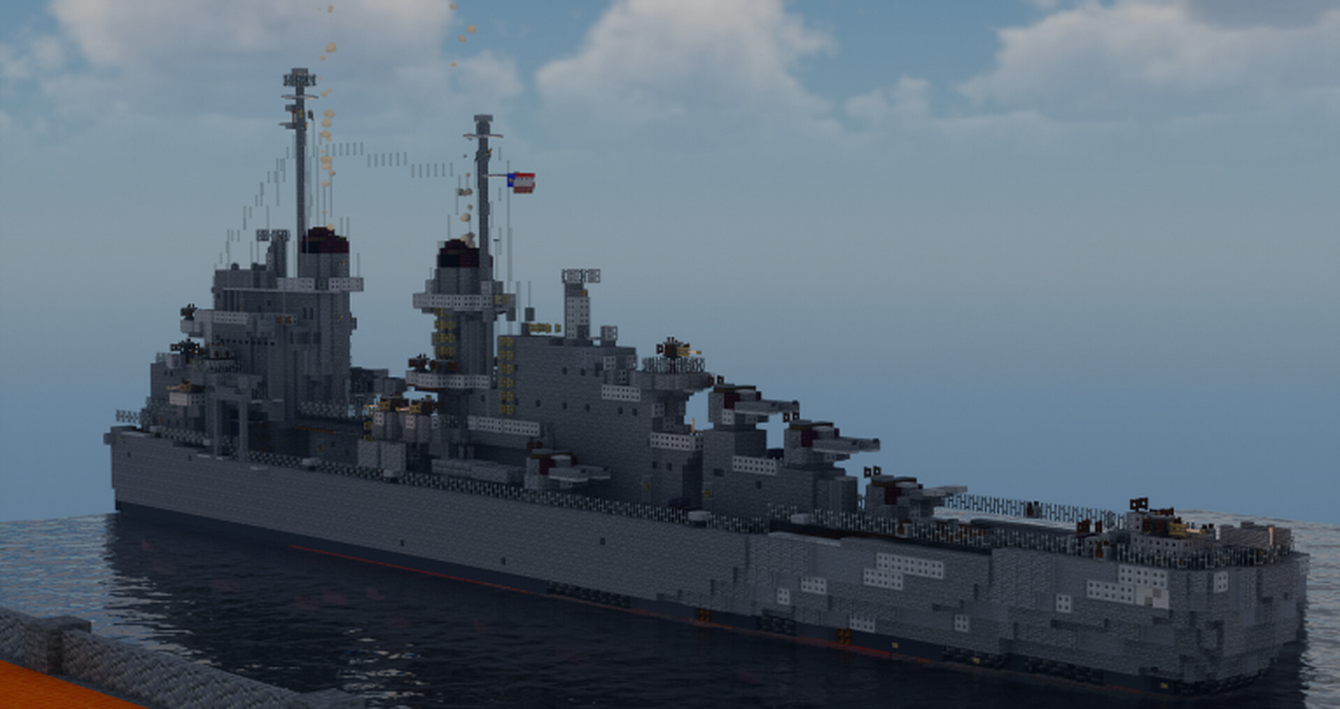 USS San Diego | CL-53 | 1944 Minecraft Map