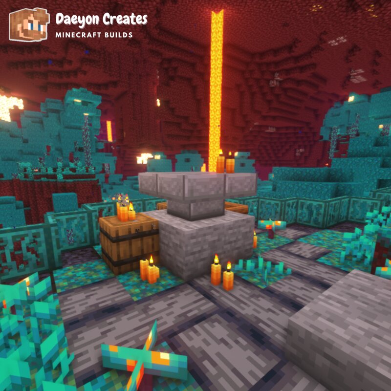 Warped Nether Hub! 🔥 Minecraft Map