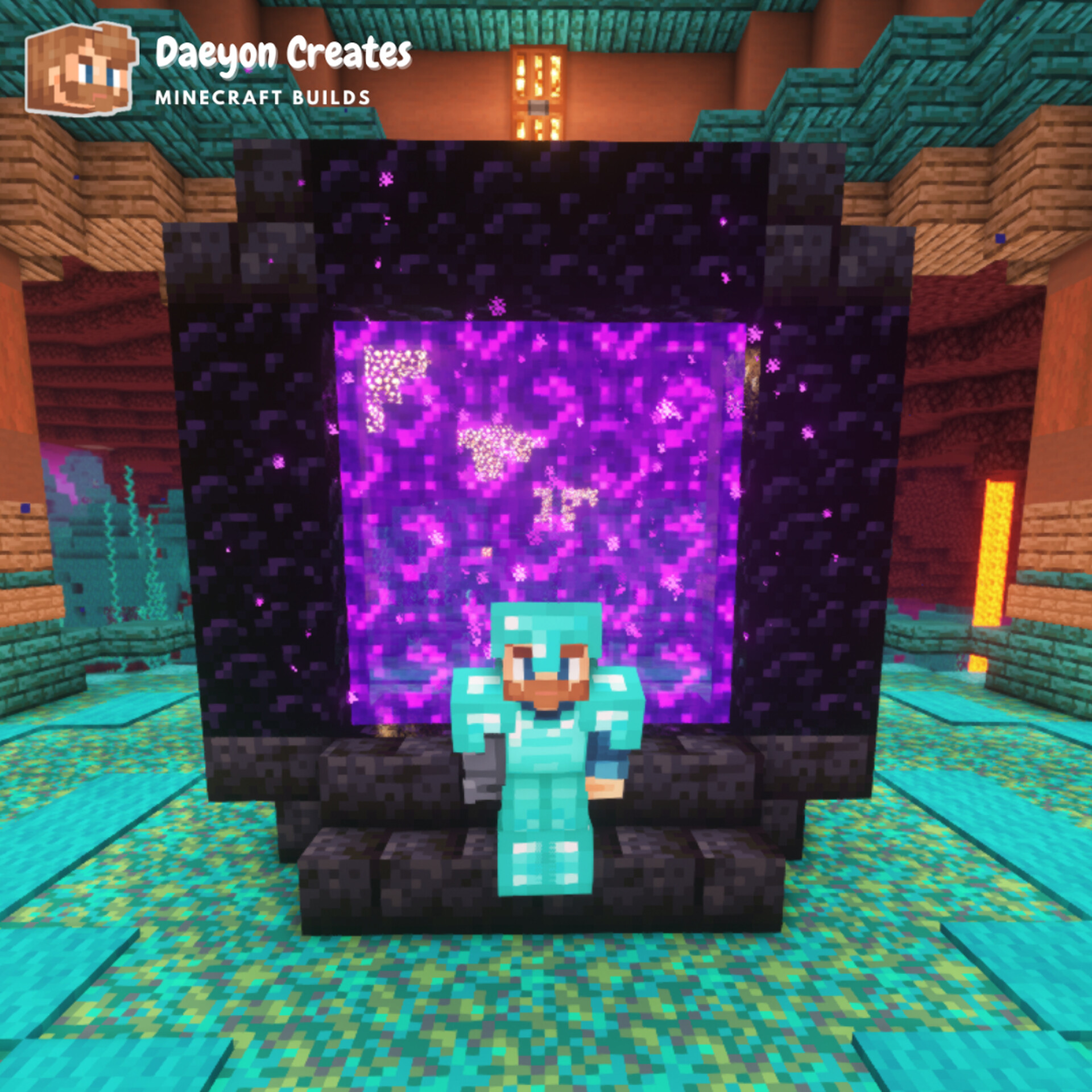 Warped Nether Hub! 🔥 Minecraft Map