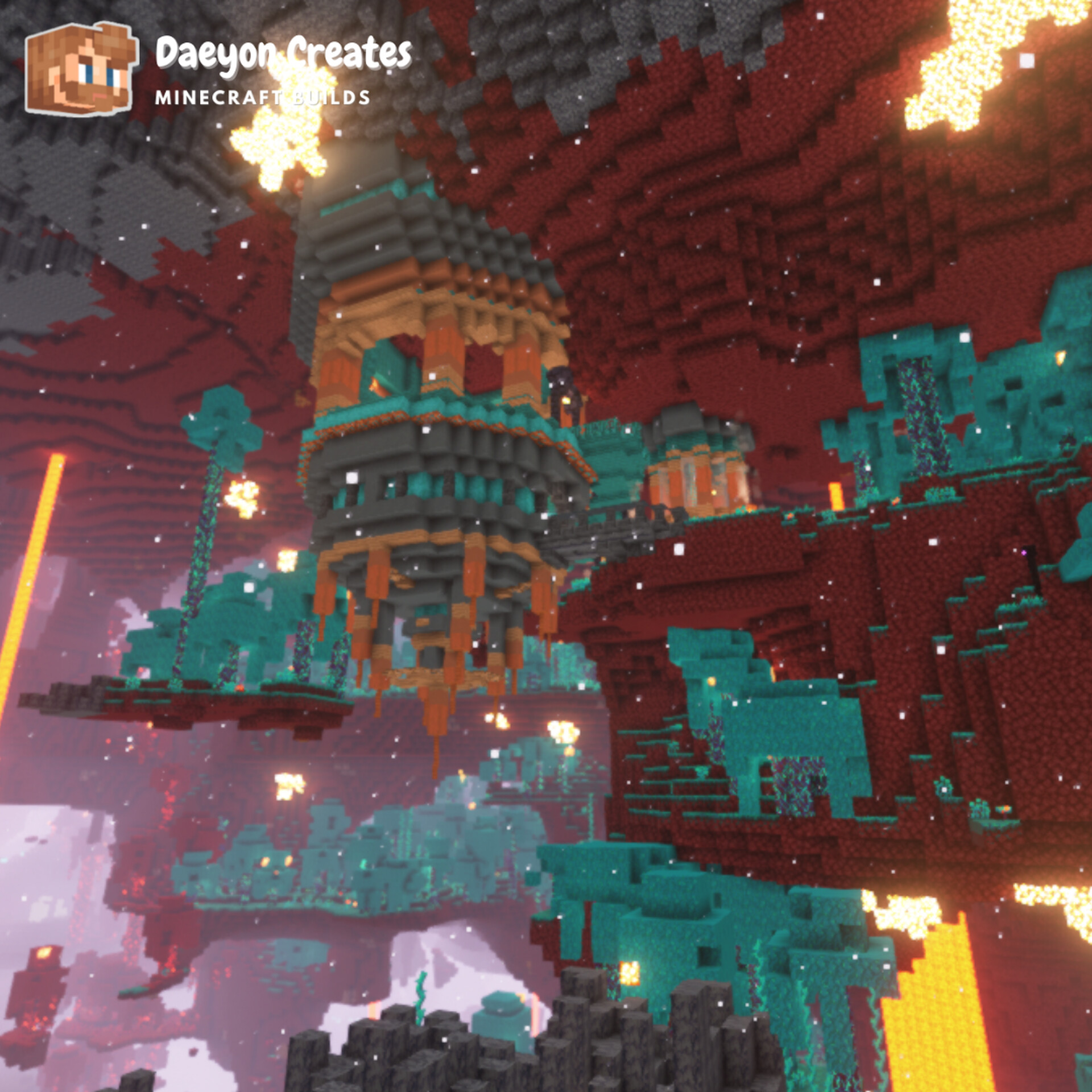 Warped Nether Hub! 🔥 Minecraft Map
