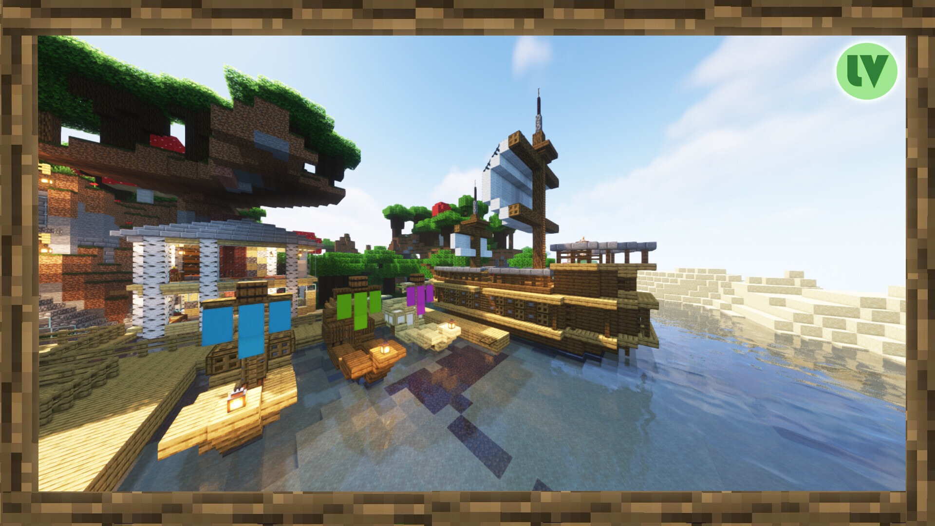 Floating Harbour Minecraft Map