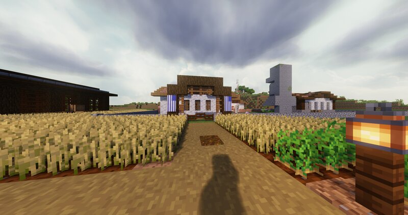 a small Greek settlement Minecraft Map