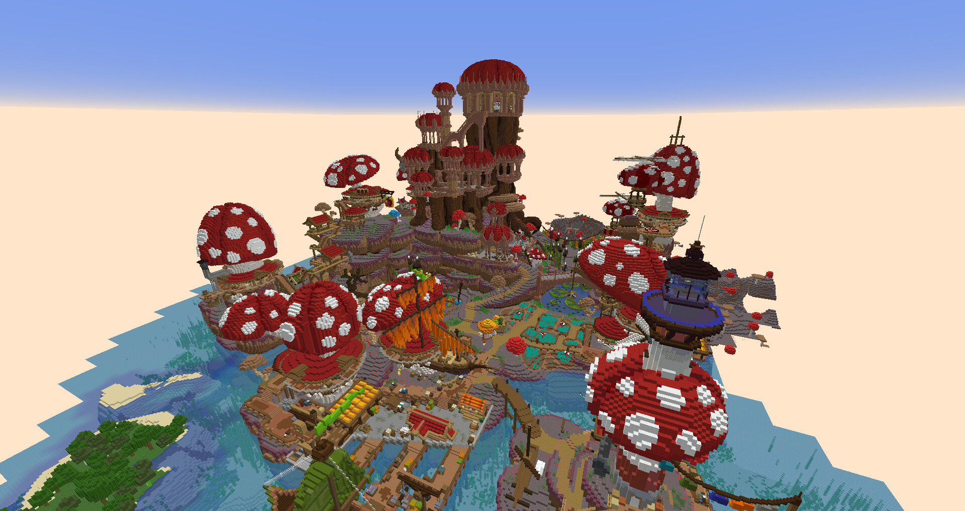 Magical Mushroom Kingdom Minecraft Map