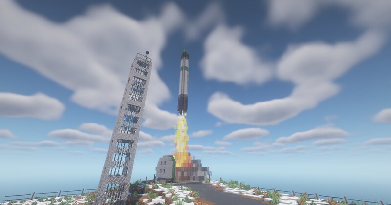 SS-18 Satan ICBM Soviet Launch Site Minecraft Map