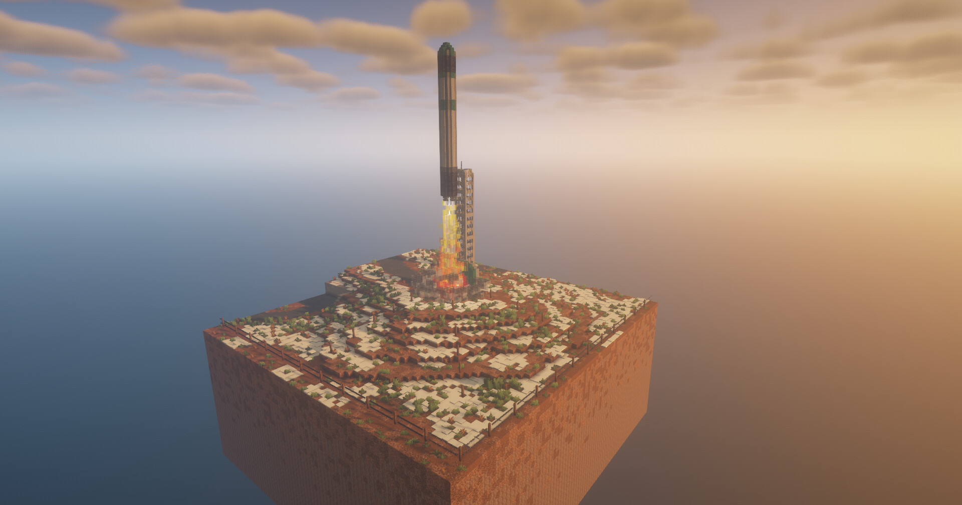 SS-18 Satan ICBM Soviet Launch Site Minecraft Map