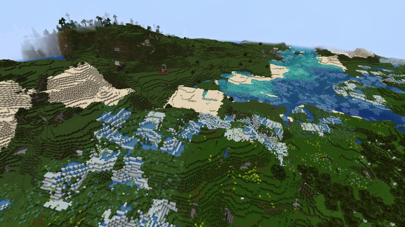 Biome Quilt (Checkerboard WorldGen) Minecraft Map