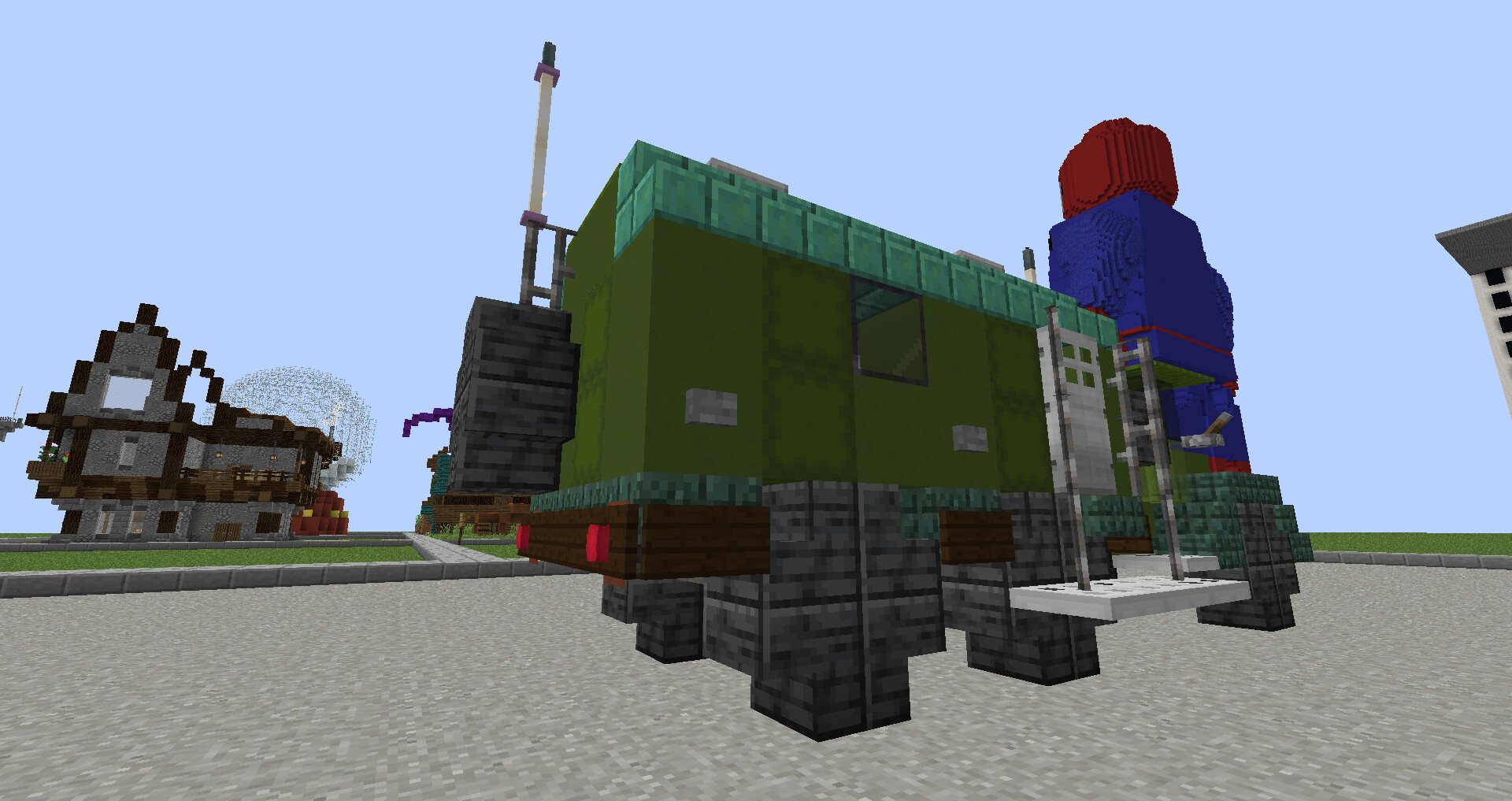 Truck ZIL-131 Seismovibrator [Schem] Minecraft Map