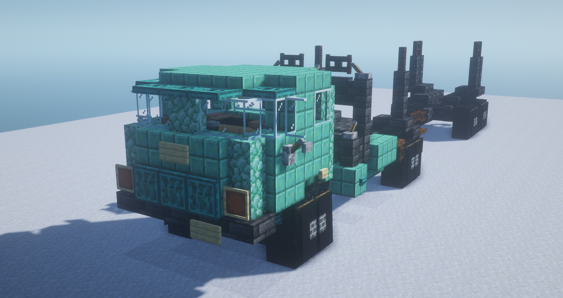 MAZ 509A Logging Truck (Download) Minecraft Map