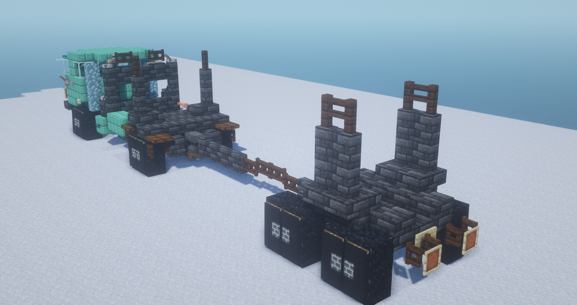 MAZ 509A Logging Truck (Download) Minecraft Map