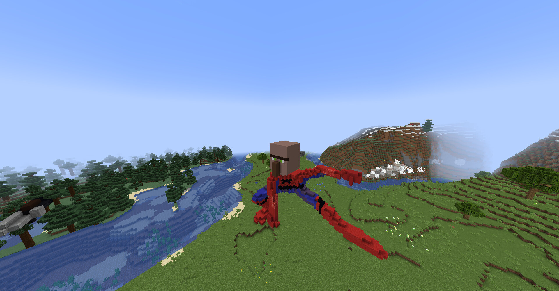 Sexy Villager Spider-Man Minecraft Map