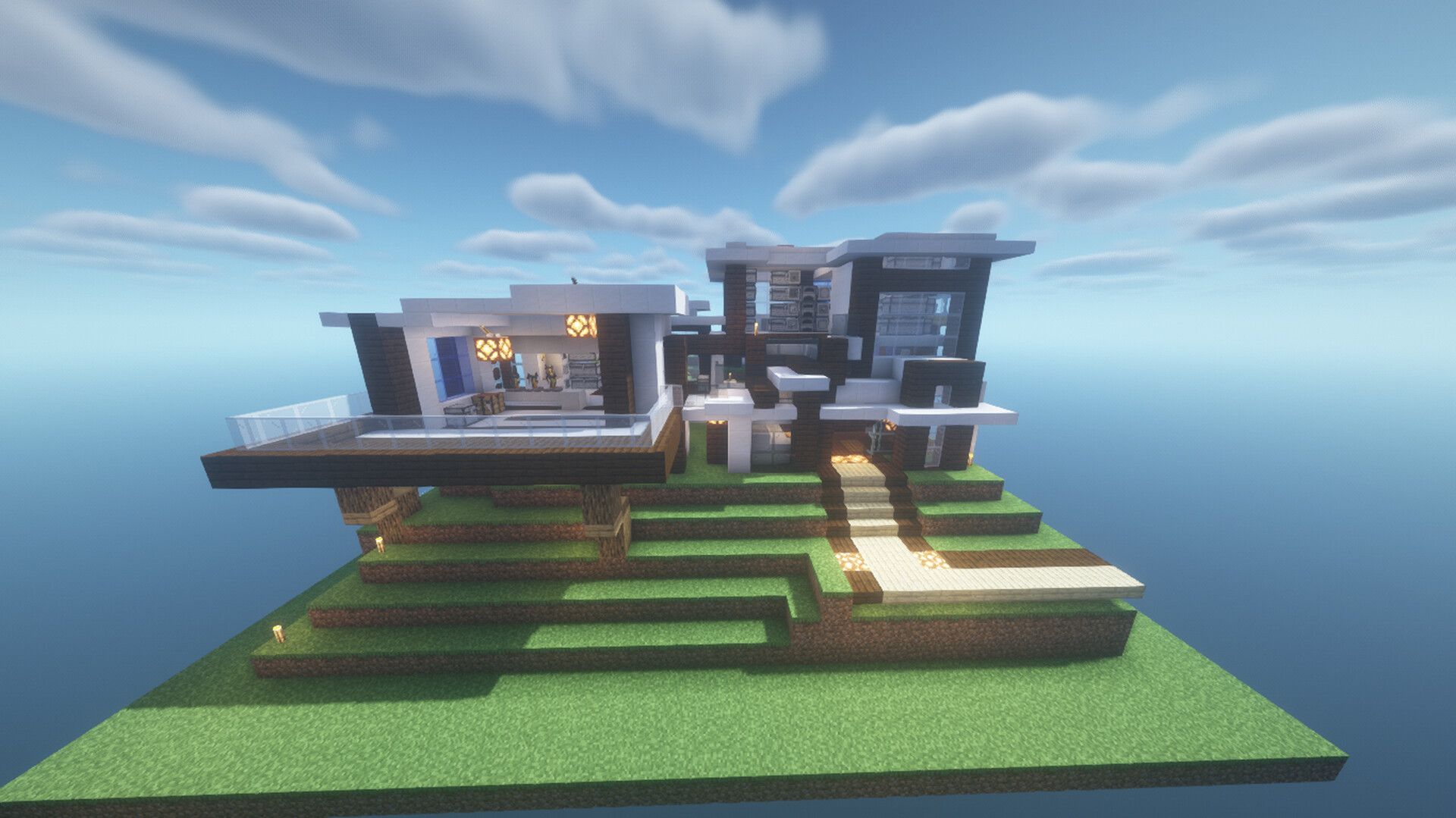 ModernHouse + Schematic Minecraft Map