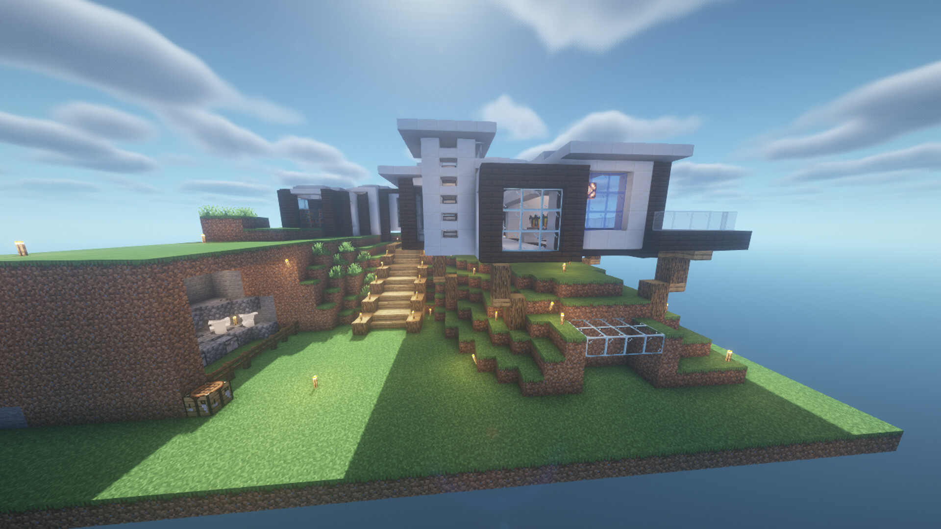 ModernHouse + Schematic Minecraft Map