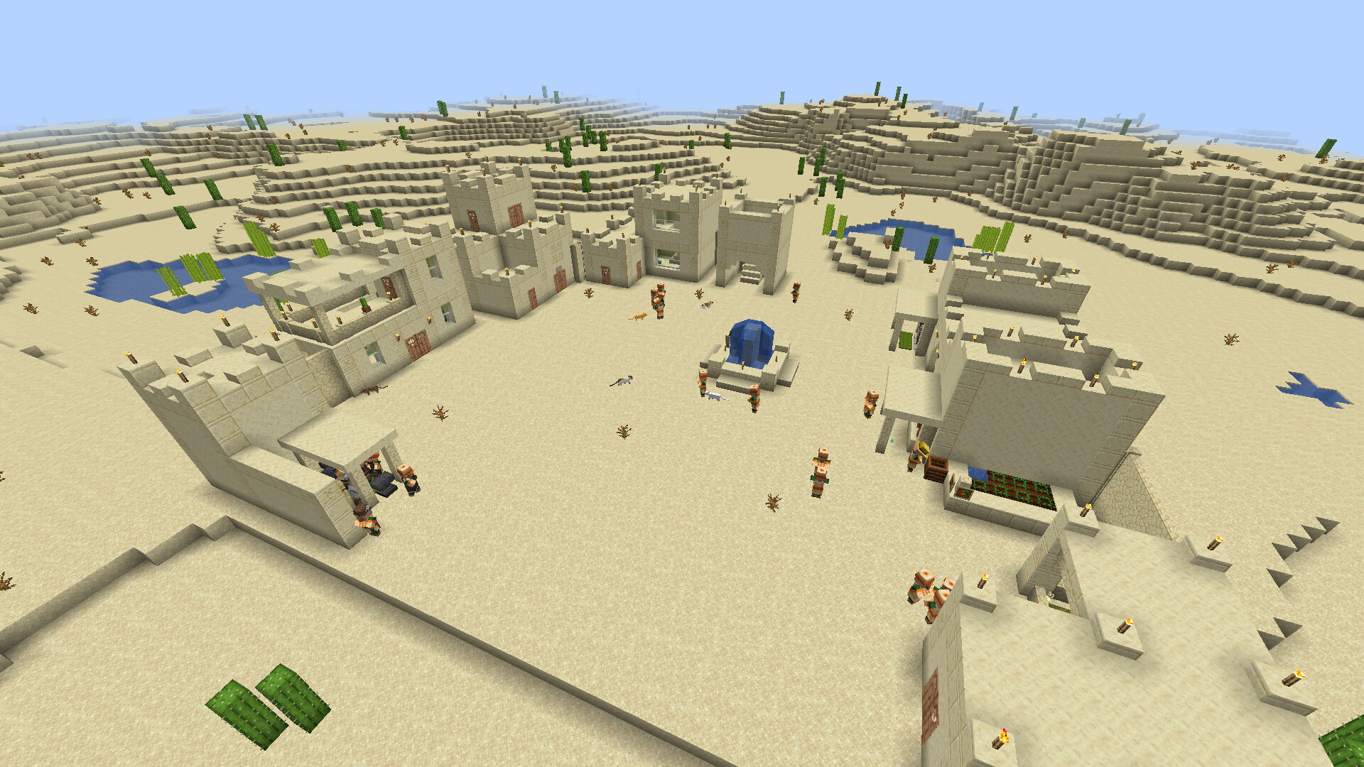 Super desert village Minecraft Map