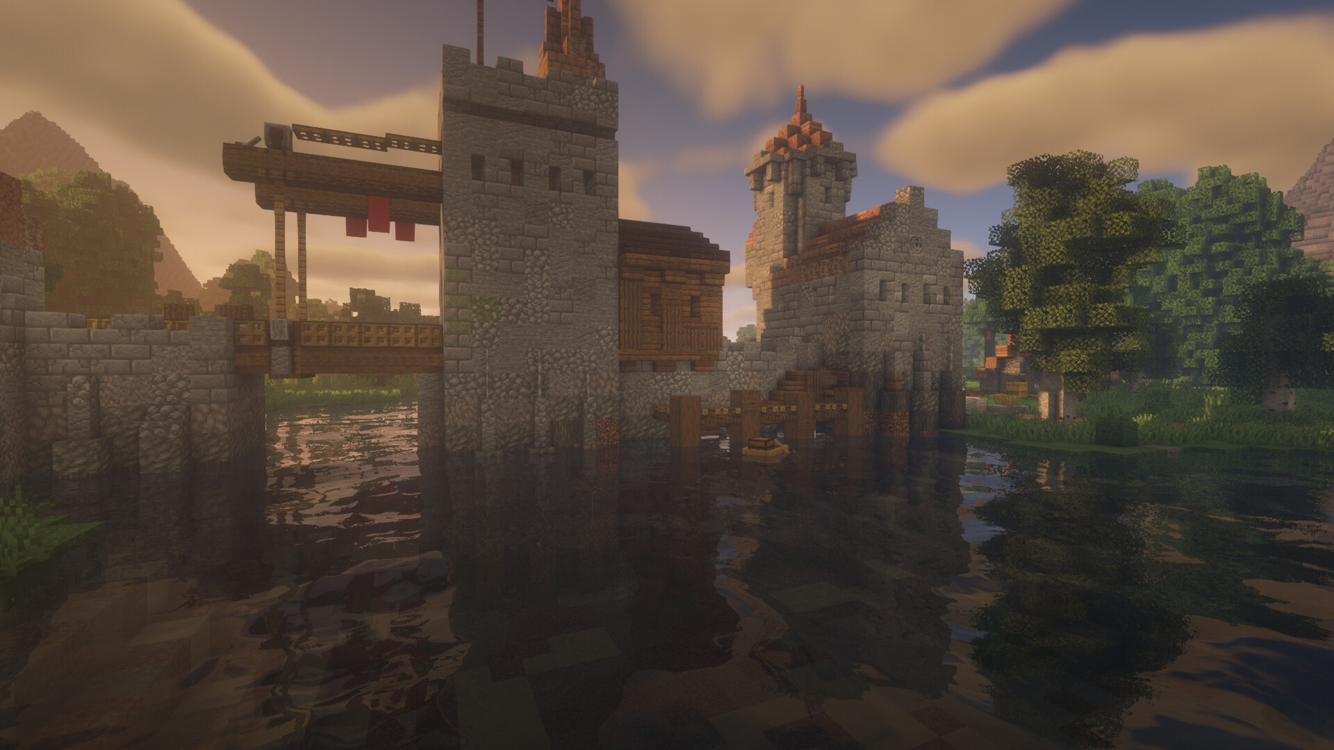 The Mudfort (Aurin) A Small Medieval Castle Minecraft Map