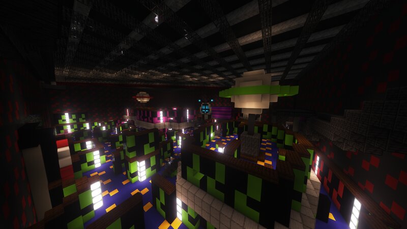 FNaF Security Breach map Java and Bedrock Minecraft Map