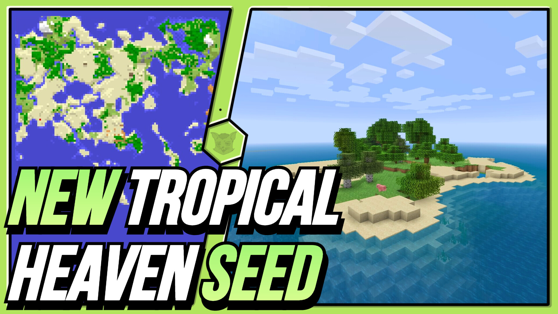 Minecraft (LCE) Terrain Seed! "TROPICAL HEAVEN" w/Download (Classic ...