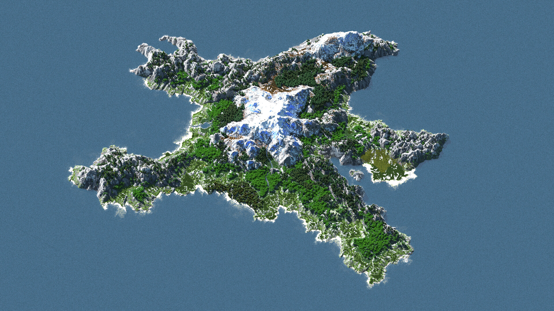 The Island of Númenor: REFORGED [Minecraft 1.19.2, WorldPainter Terrain ...
