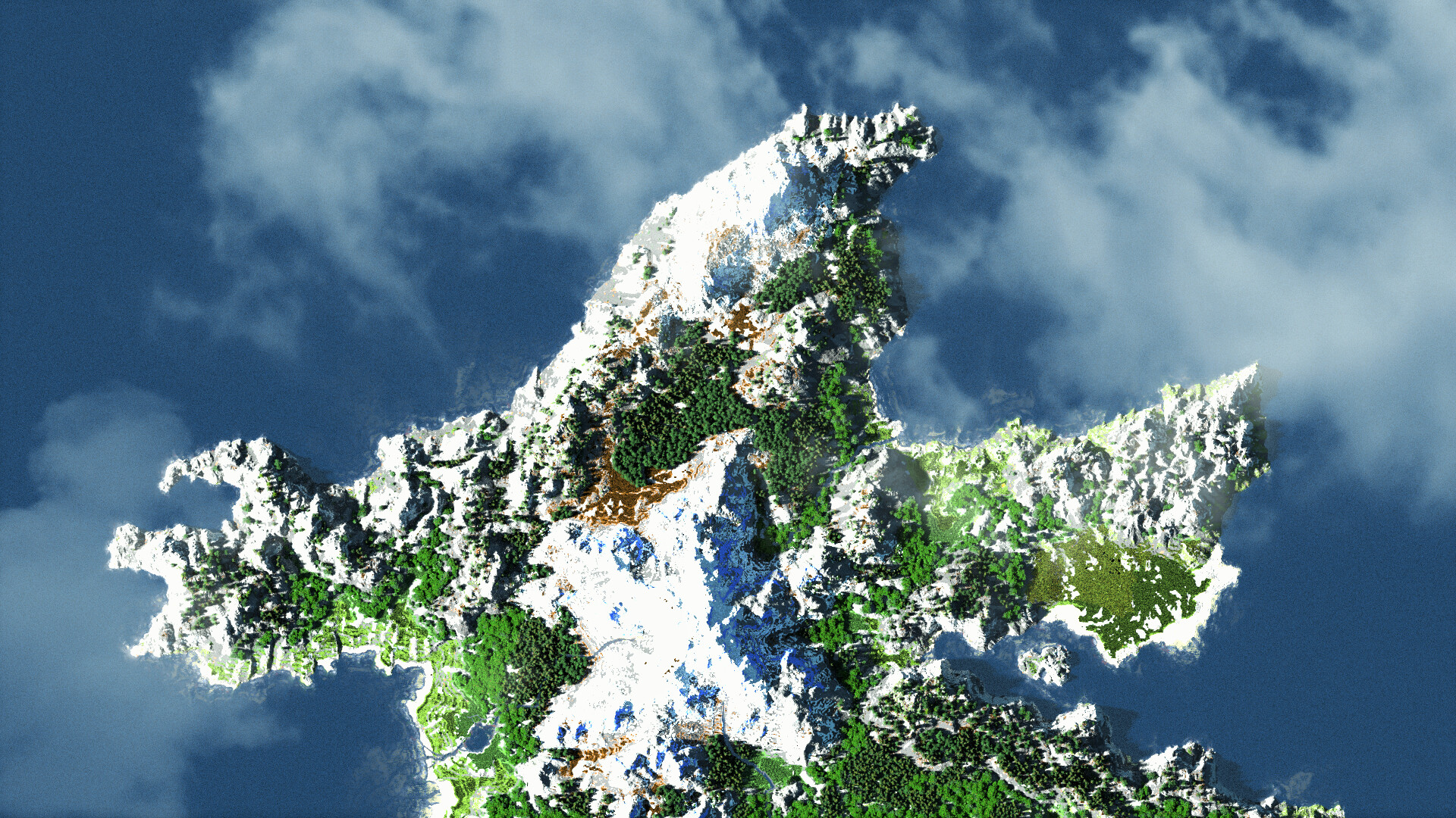 The Island of Númenor: REFORGED [Minecraft 1.19.2, WorldPainter Terrain ...