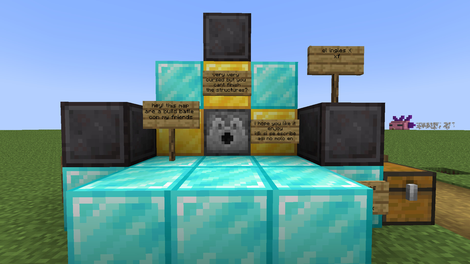 Cursed buld battle Minecraft Map