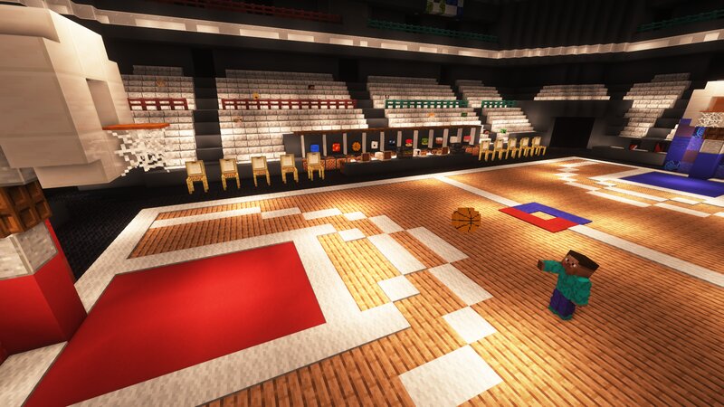 Basketball in Vanilla Minecraft! Minecraft Map