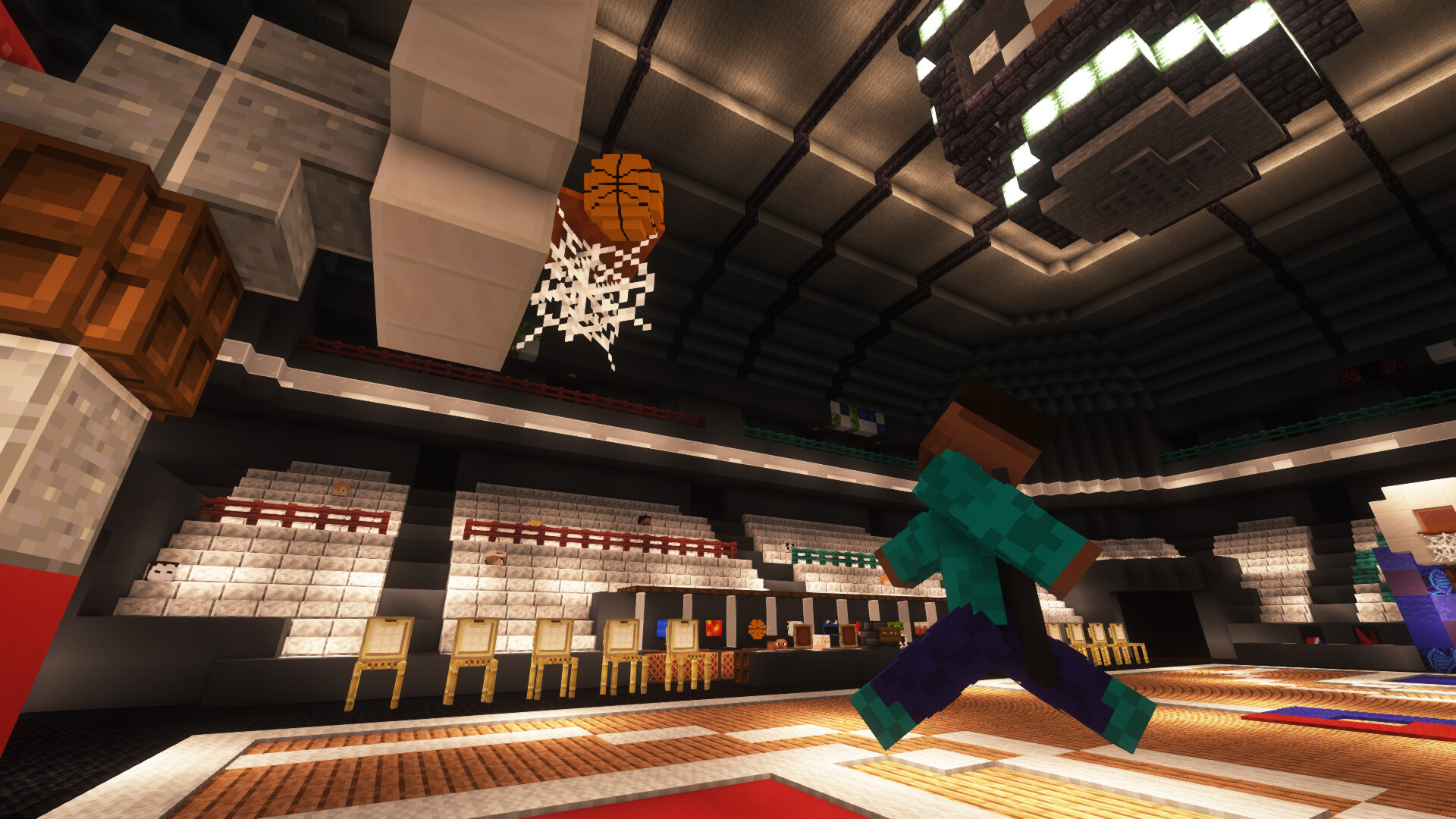 Basketball in Vanilla Minecraft! Minecraft Map
