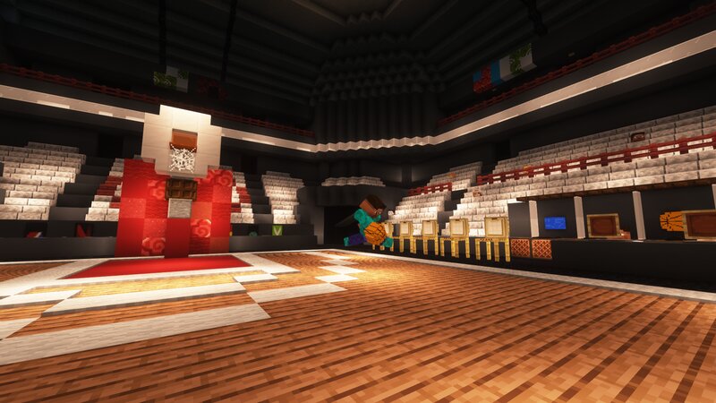 Basketball in Vanilla Minecraft! Minecraft Map