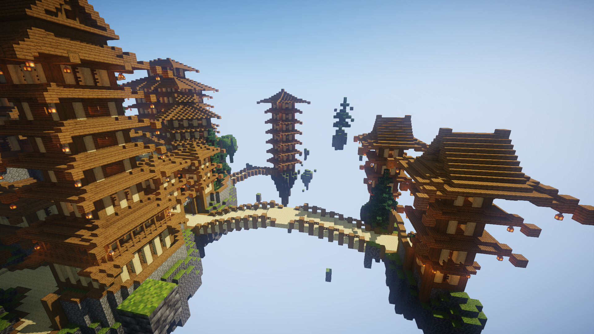 Floating Monastery Minecraft Map