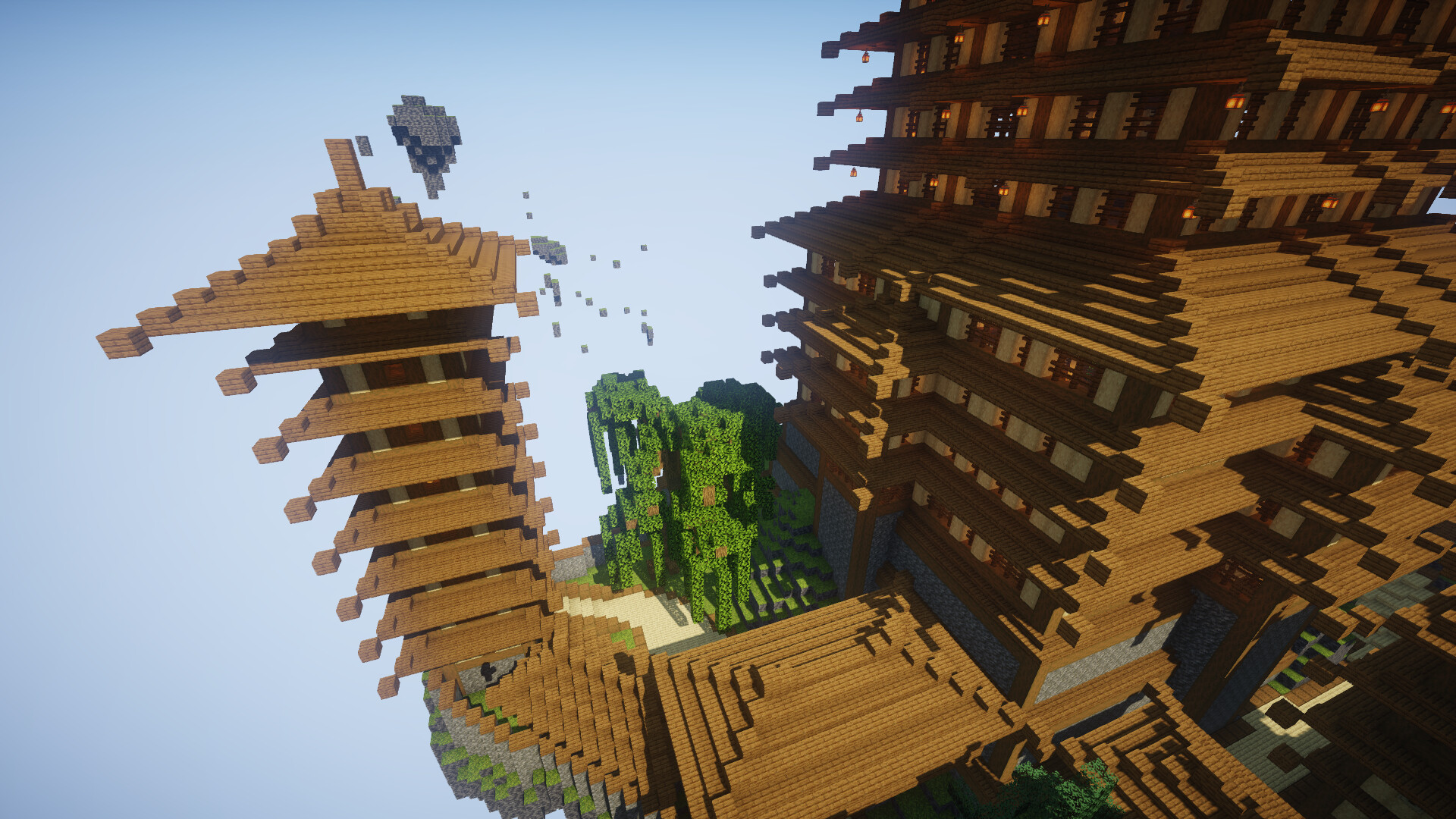 Floating Monastery Minecraft Map