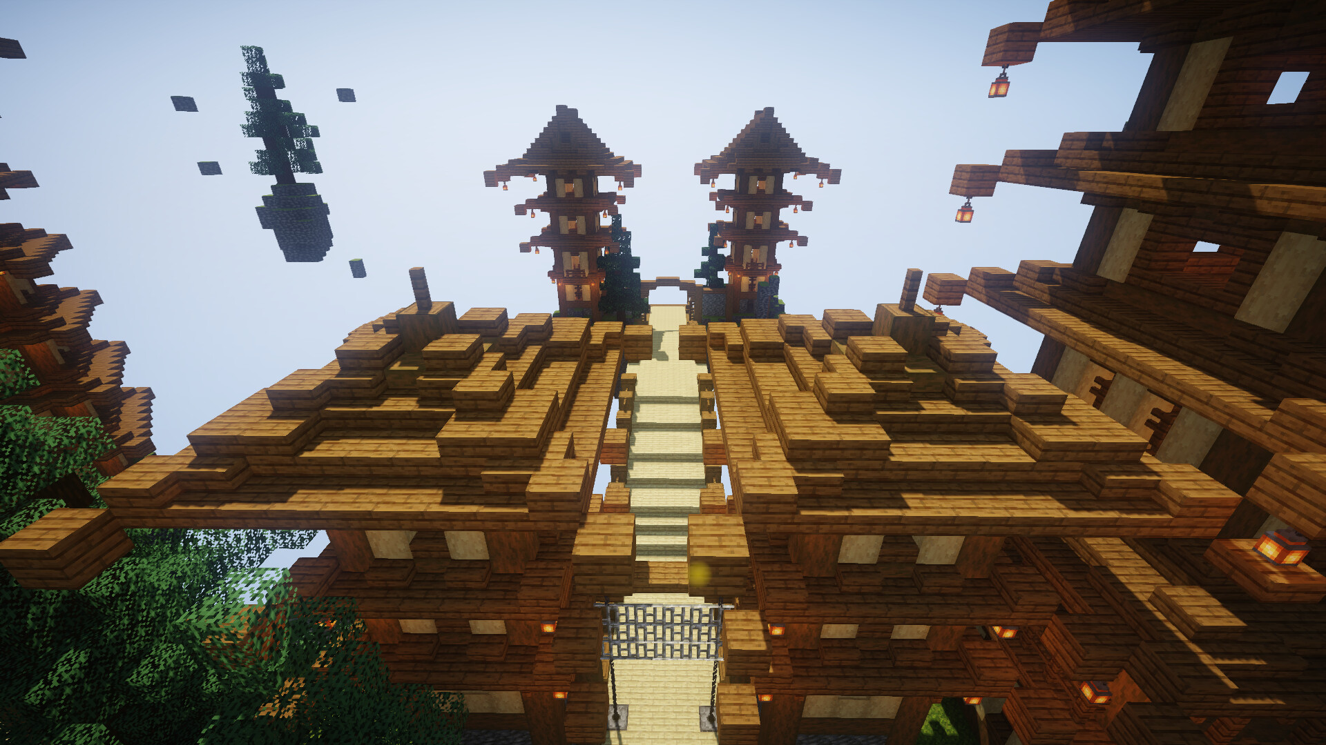 Floating Monastery Minecraft Map