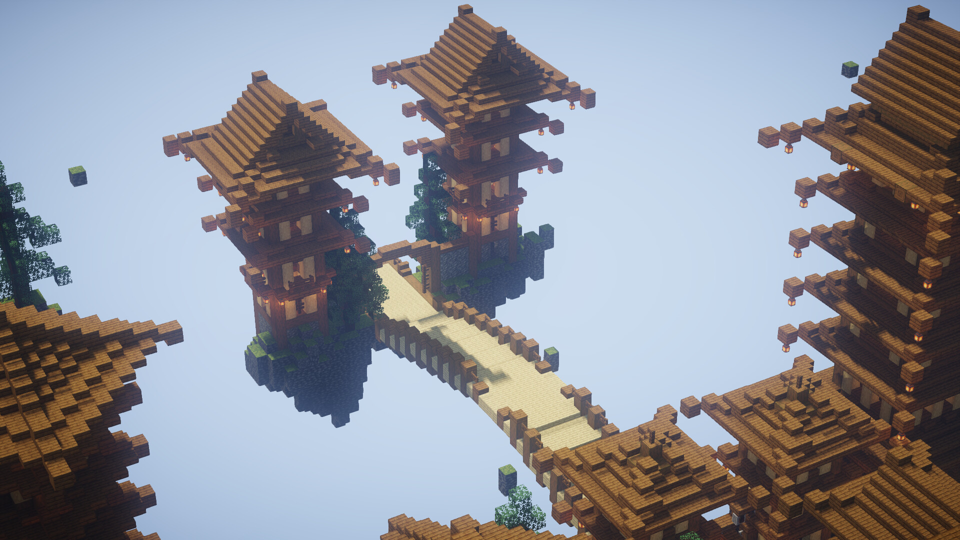Floating Monastery Minecraft Map