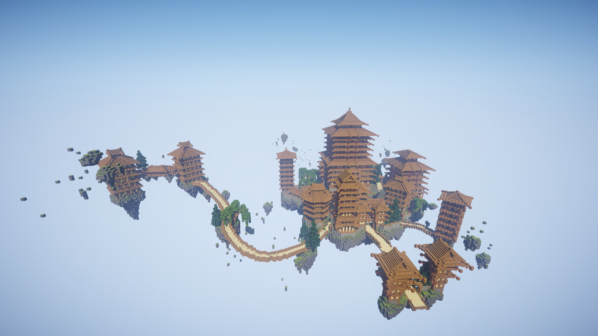 Floating Monastery Minecraft Map