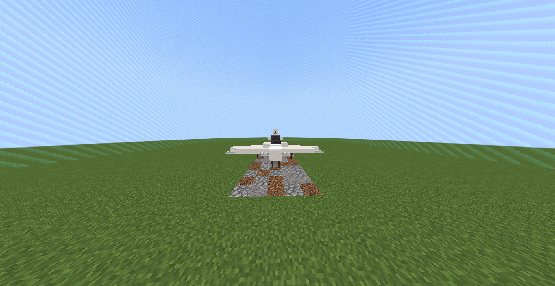 Minecraft, Propeller Plane From Bot_Xrge YT, NewFreedomMC Minecraft Map