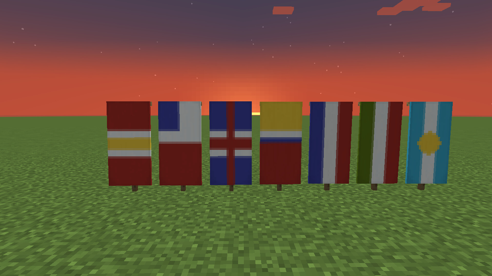 Flags Map 1.17.1 Minecraft Map
