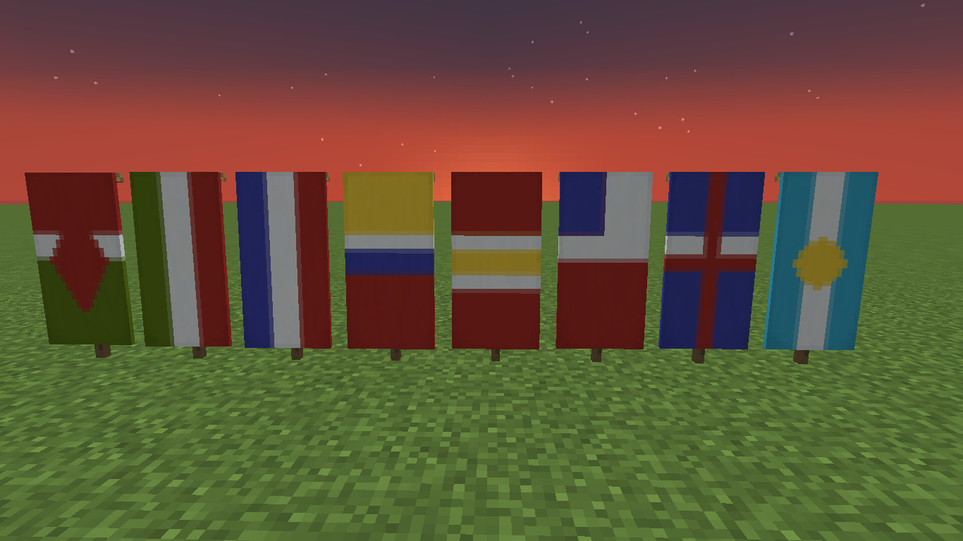 Flags Map 1.17.1 Minecraft Map
