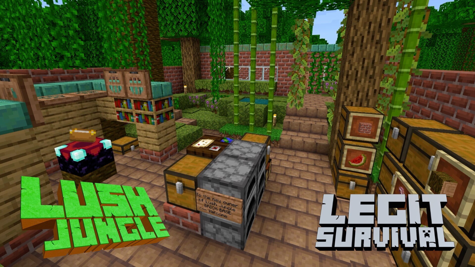 Legit Survival: Lush Jungle Minecraft Map