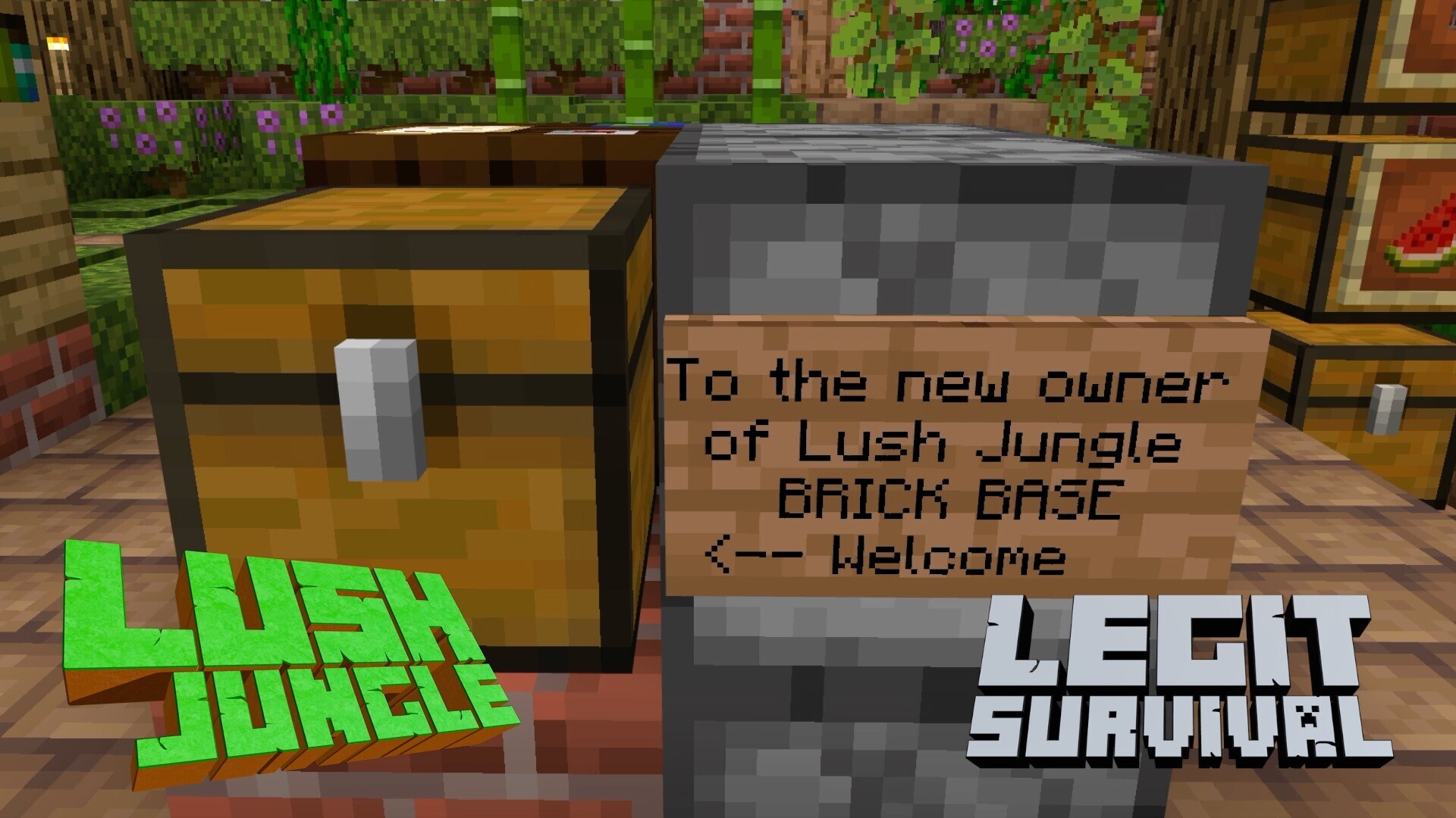 Legit Survival: Lush Jungle Minecraft Map