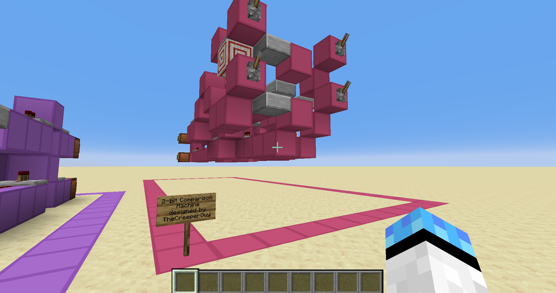 Tackling Numbers: Comparison Minecraft Map