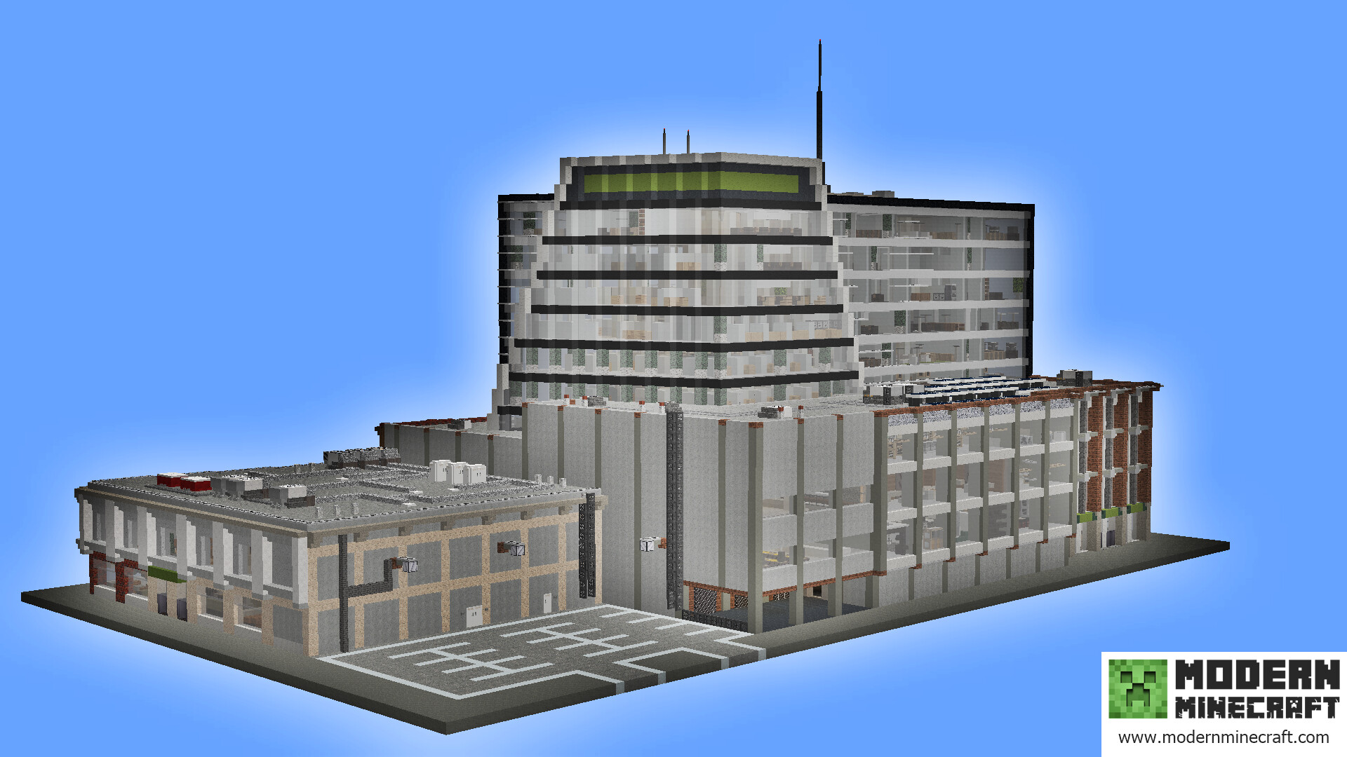 Technology Store (Has Interior) Minecraft Map