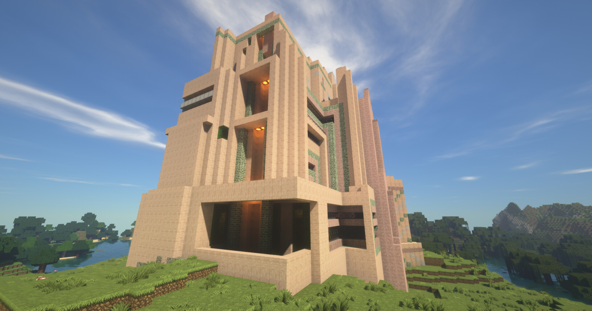 Art Deco House Minecraft Map