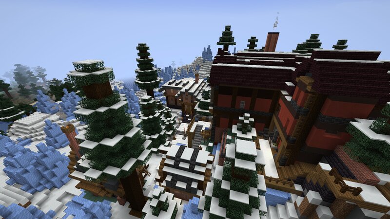 Winter Mansion Minecraft Map